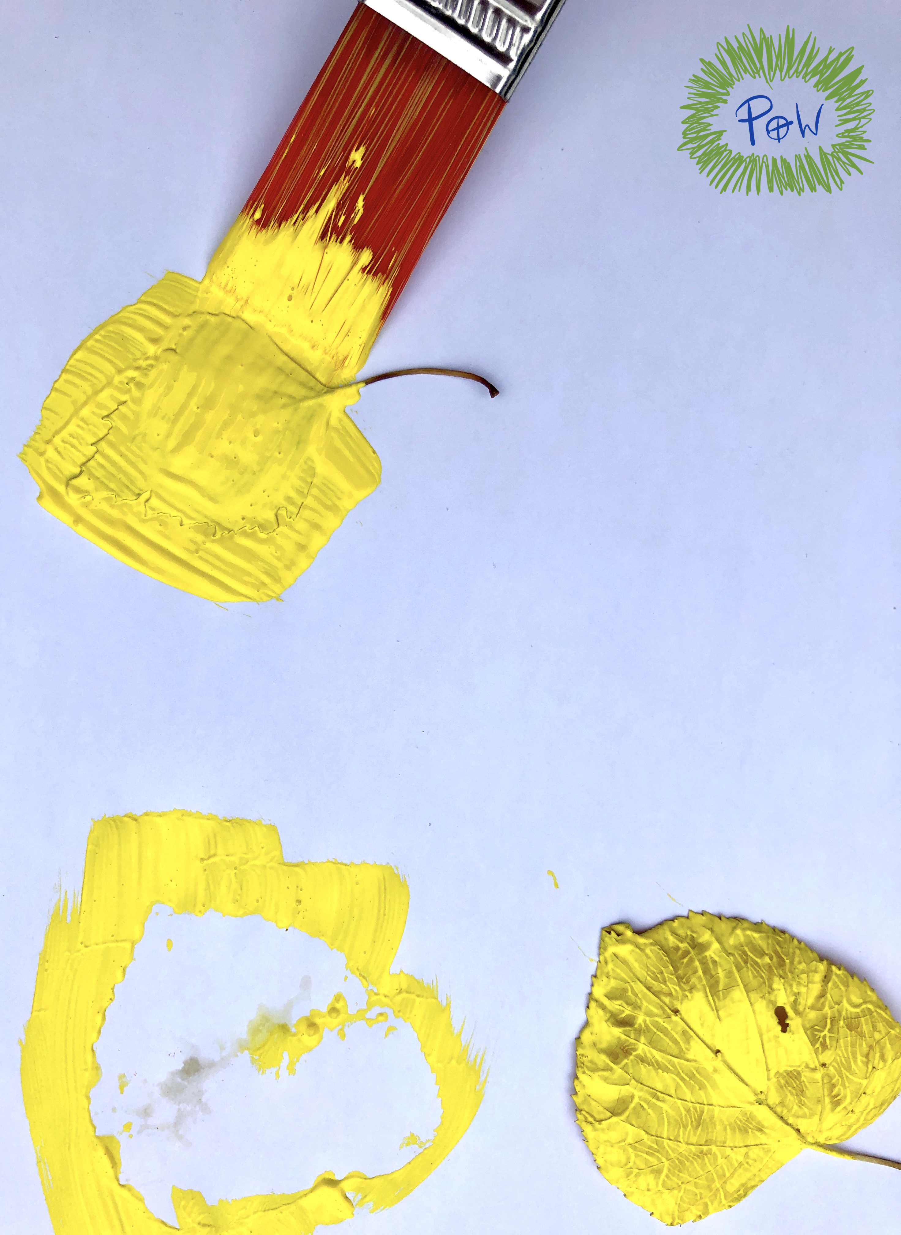 Leaf Printing- Autumn Leaf Art for Children – Play of the Wild