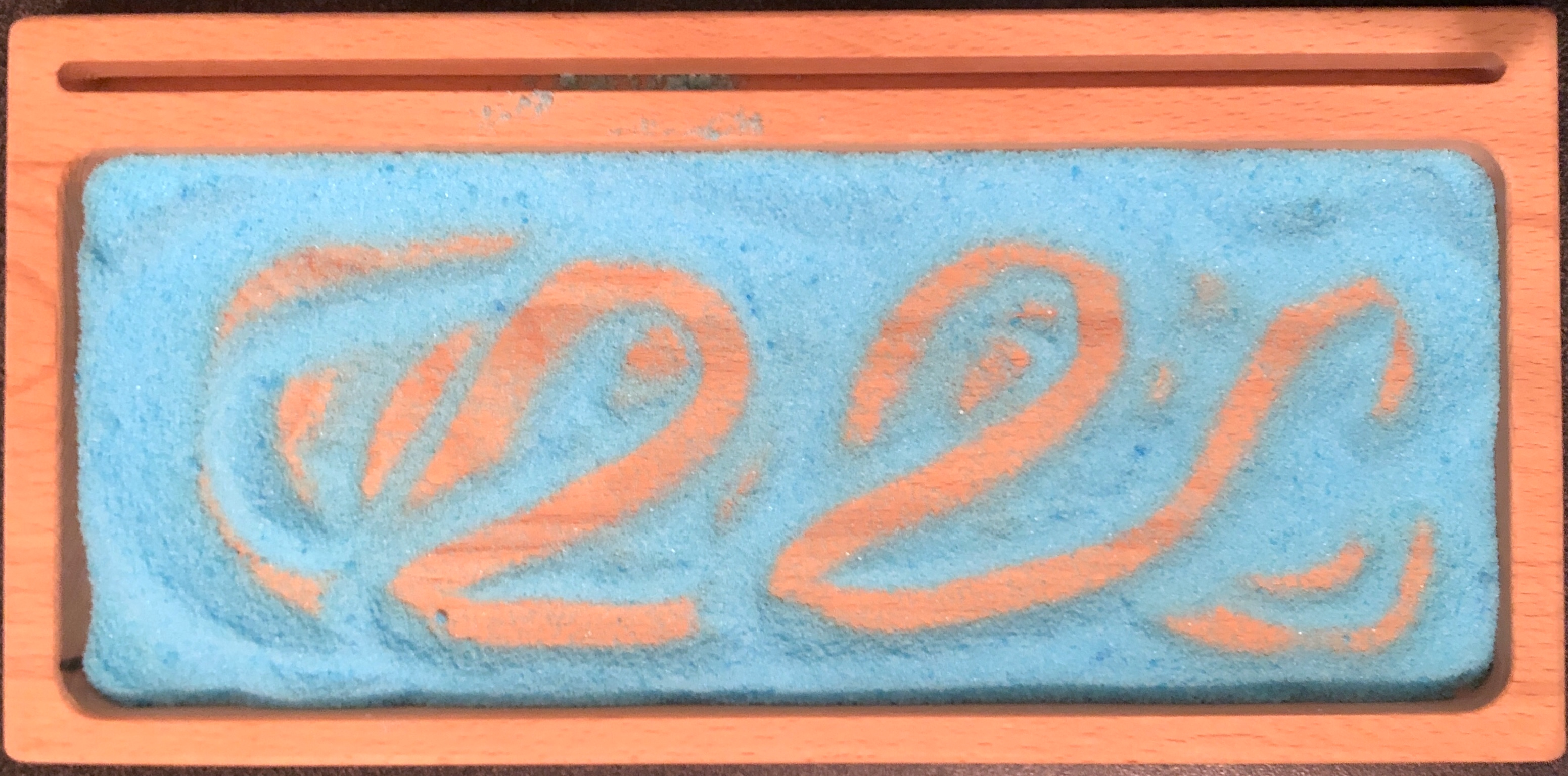 How to make Colorful Salt Writing Tray for Letter Writing – Play of the ...