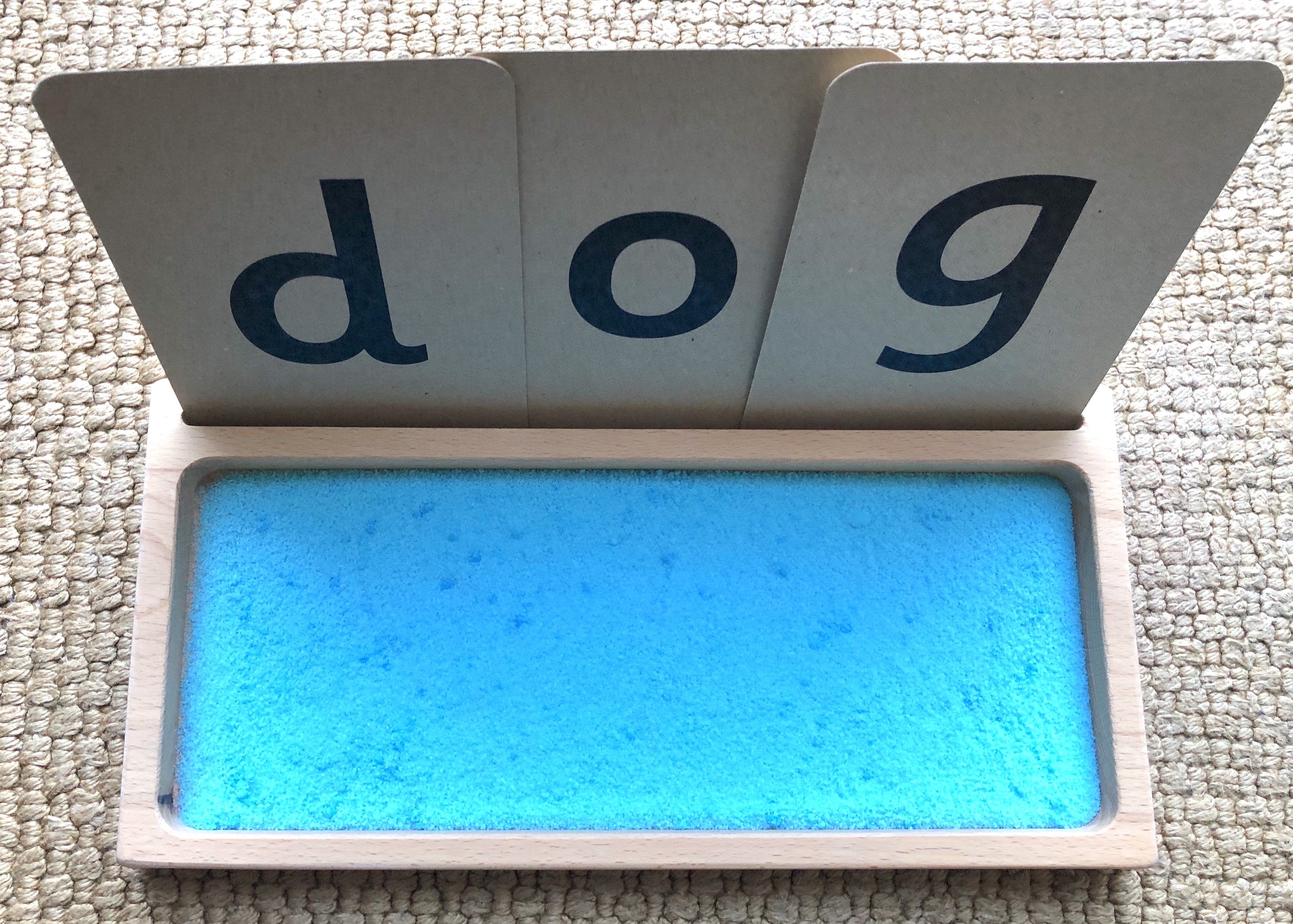 How to make Colorful Salt Writing Tray for Letter Writing – Play of the ...